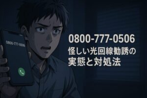 0800-777-0506は危険？怪しい光回線勧誘の実態と安全な対処法を徹底解説 | idea & life